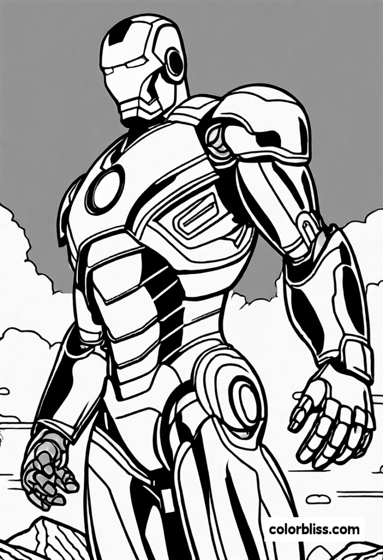 Iron Man Coloring Fun Coloring Page Colorbliss
